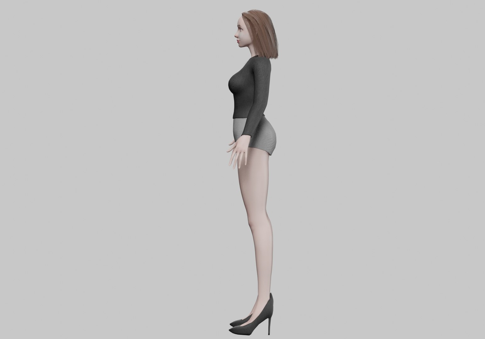 3D Model Standard Sweet Woman V27939 - TurboSquid 2265338