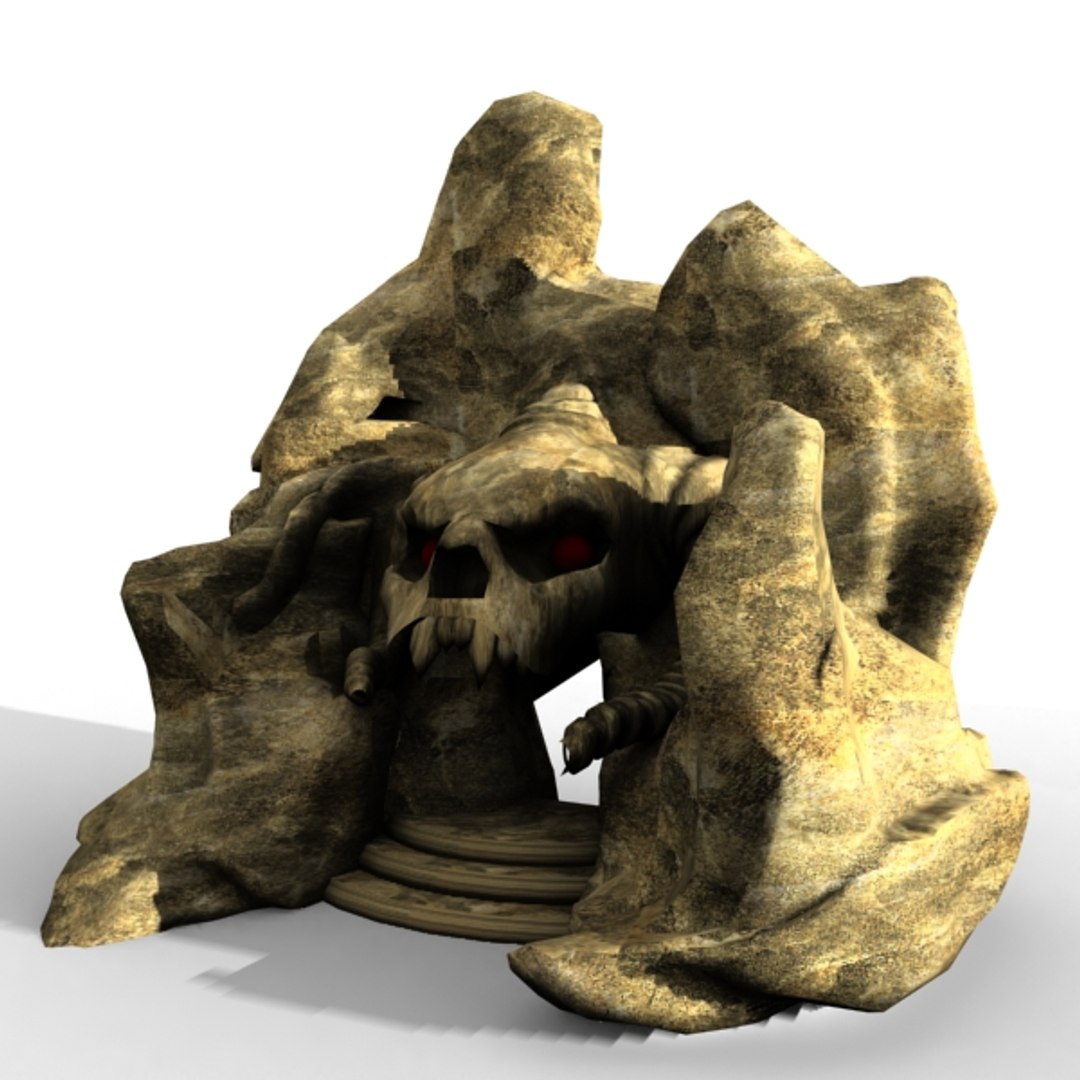 Stone Gate Skull 3D Model - TurboSquid 1403678