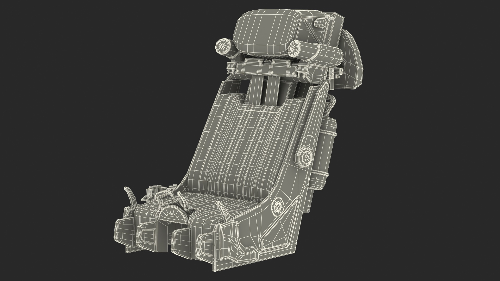 Jet Fighter Seat 3D Model - TurboSquid 1624479