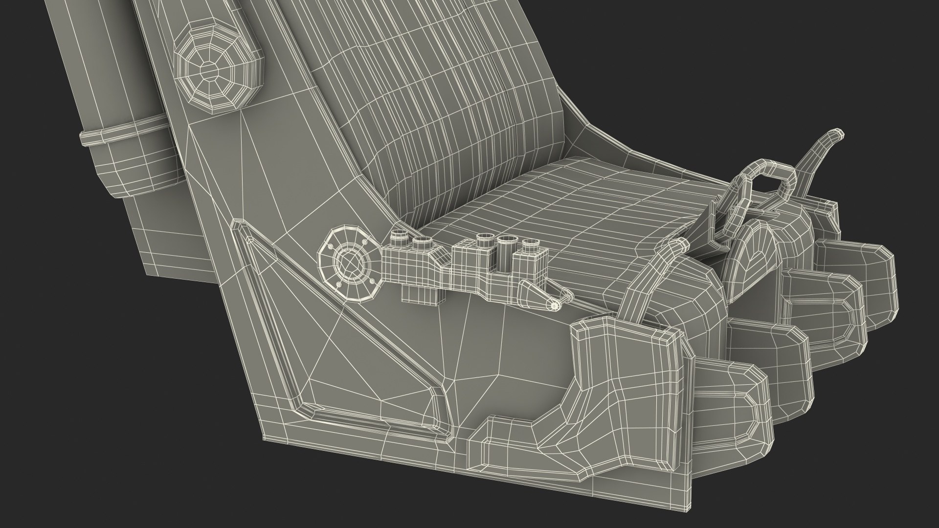 Jet fighter seat 3D model - TurboSquid 1624479
