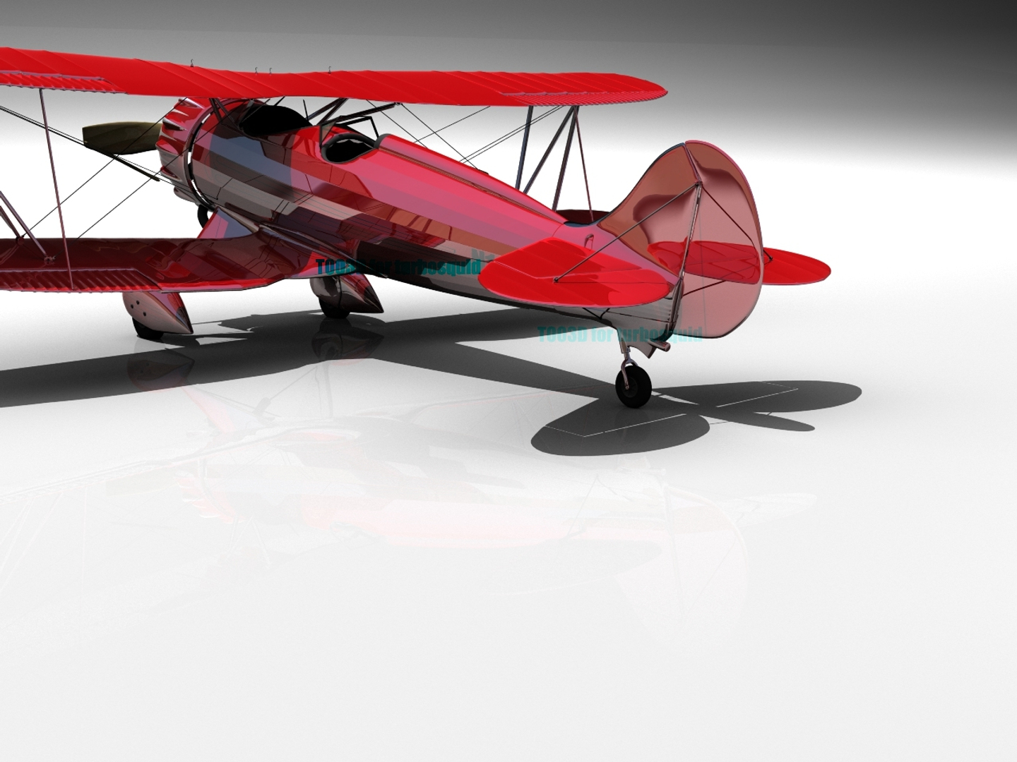 3d aircraft airplane model