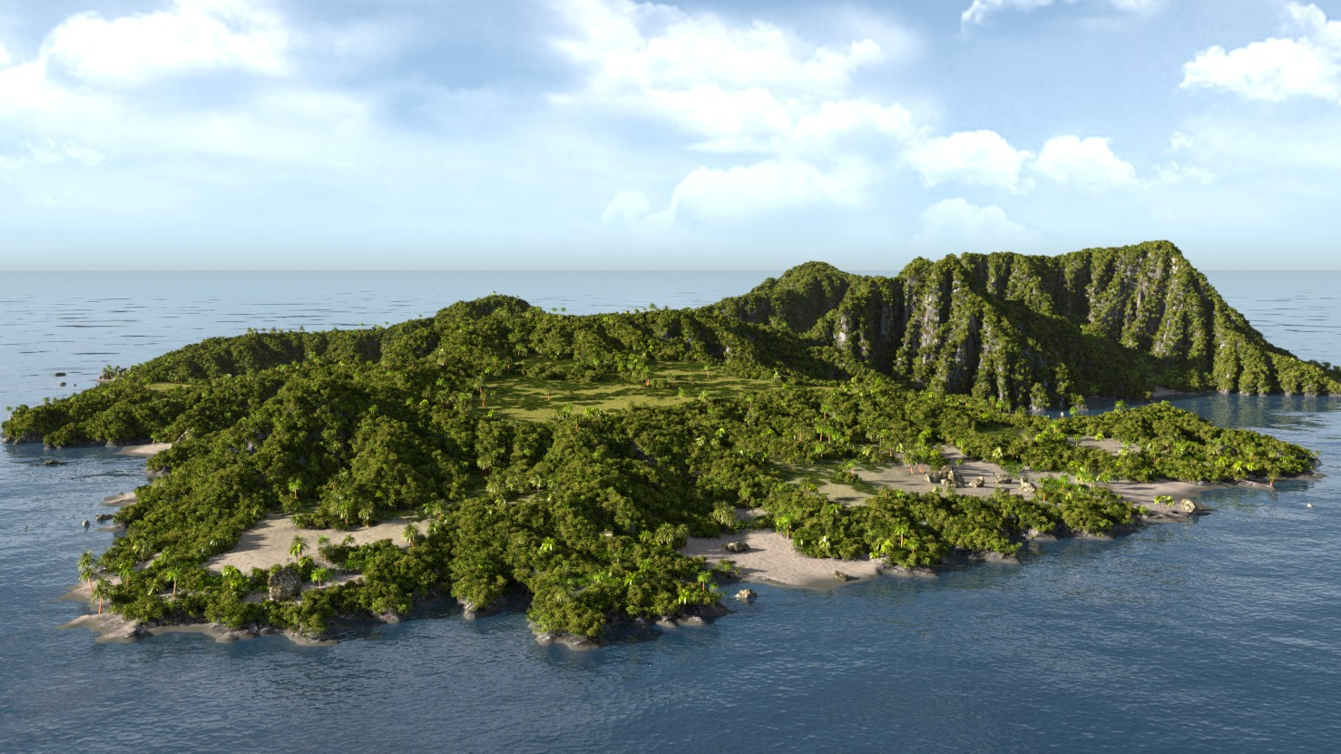 Island blender 3D model - TurboSquid 1412303