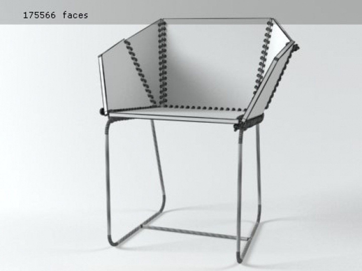 Textile chair 3D model - TurboSquid 1175309