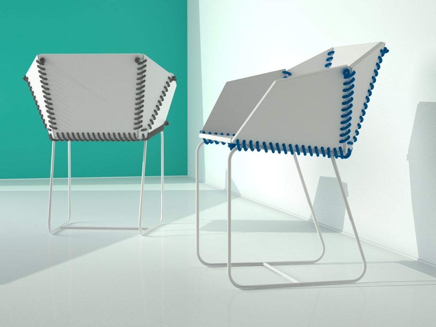 Textile chair 3D model - TurboSquid 1175309