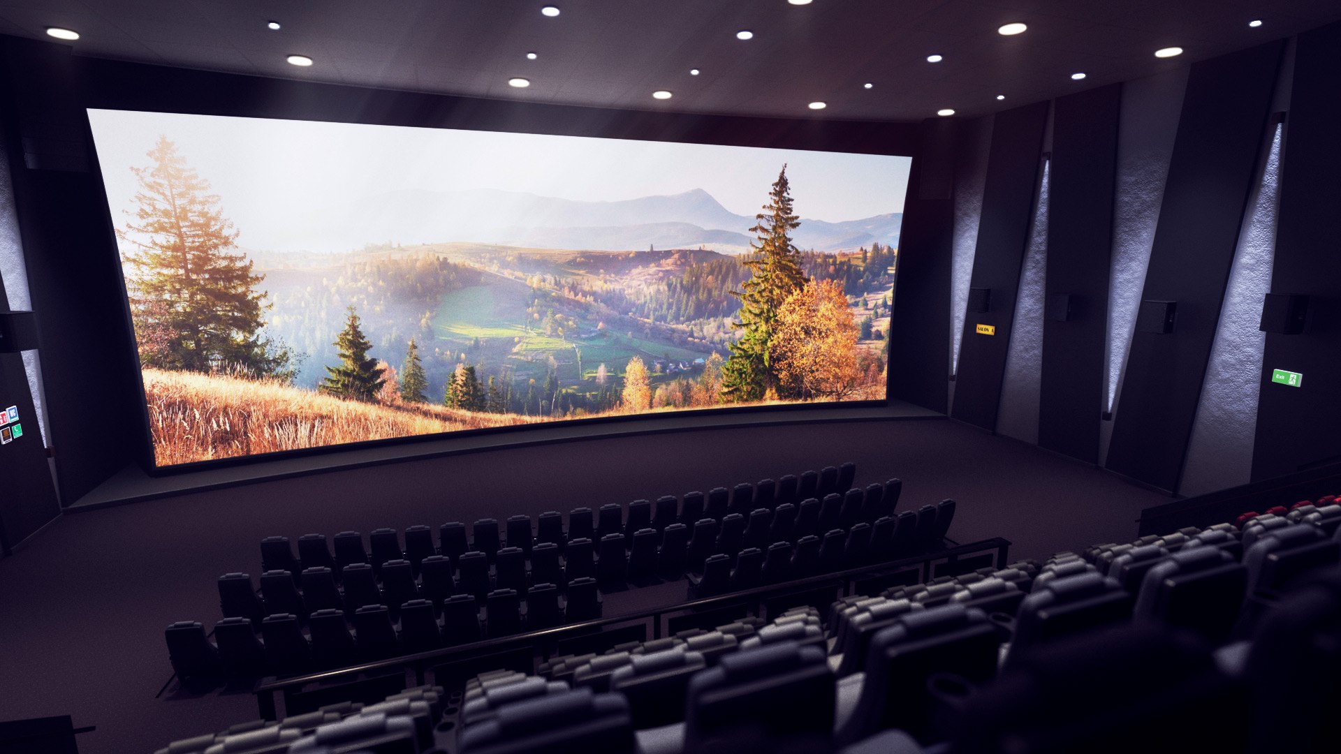 3D Cinema Salon 8K PBR Textures model - TurboSquid 2014027