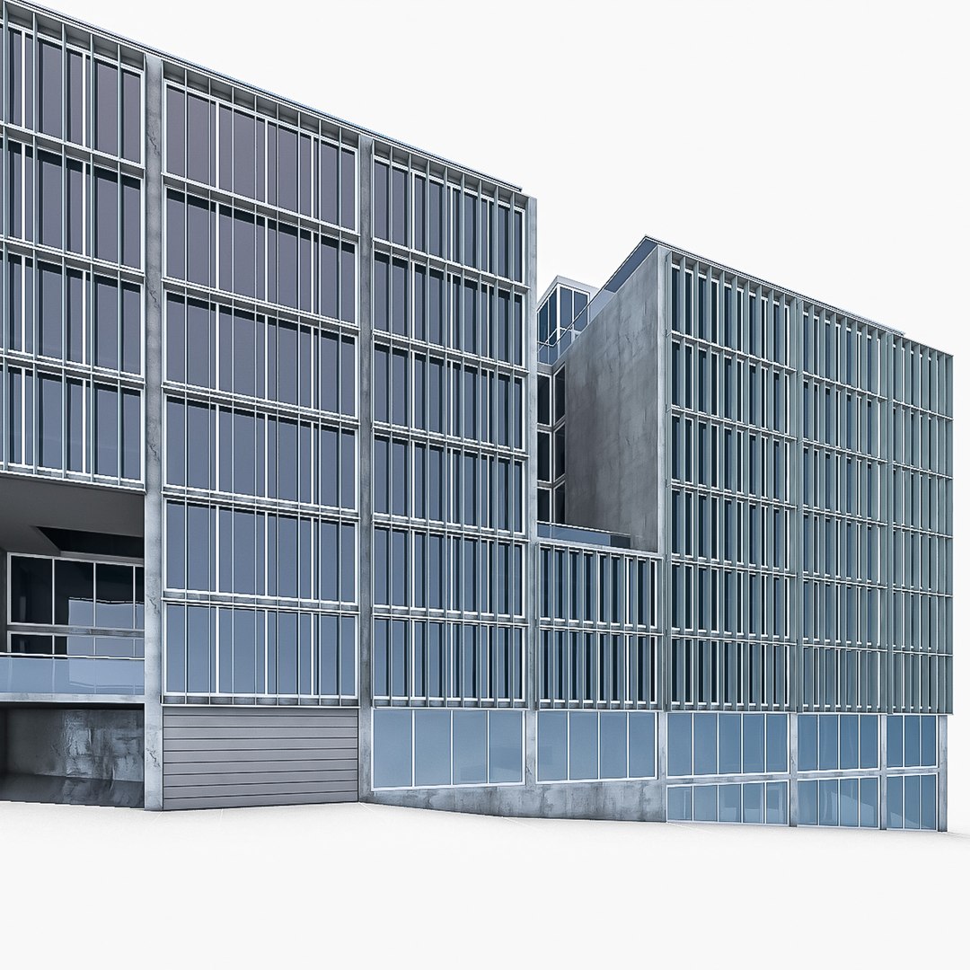 3D Office Building 04 - TurboSquid 1751372