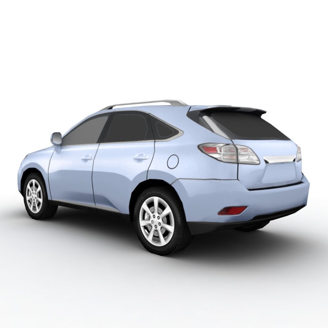 Lexus Rx 450h 2010 3d Model