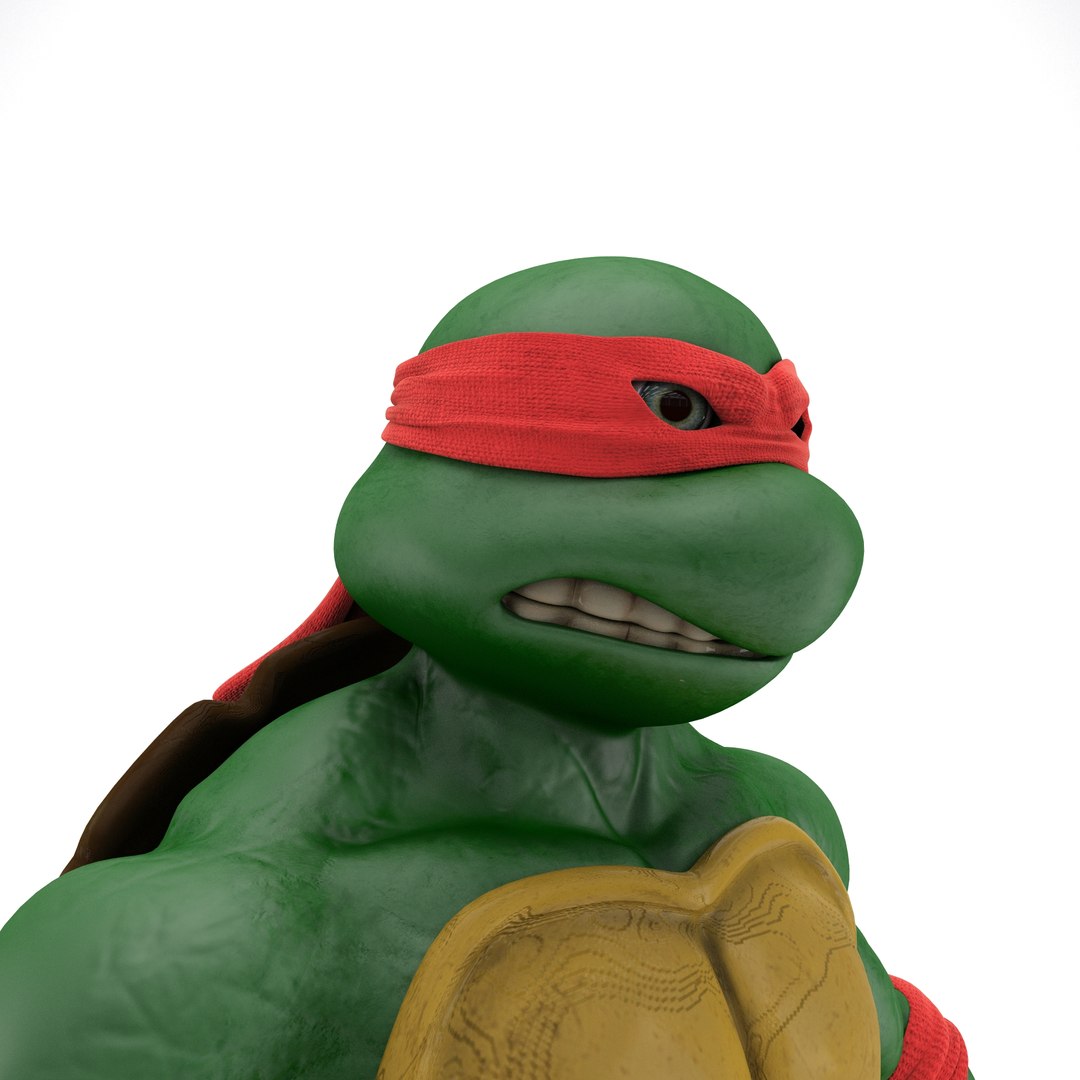 TMNT Ninja Turtles Raphael 3D Model - TurboSquid 2188303