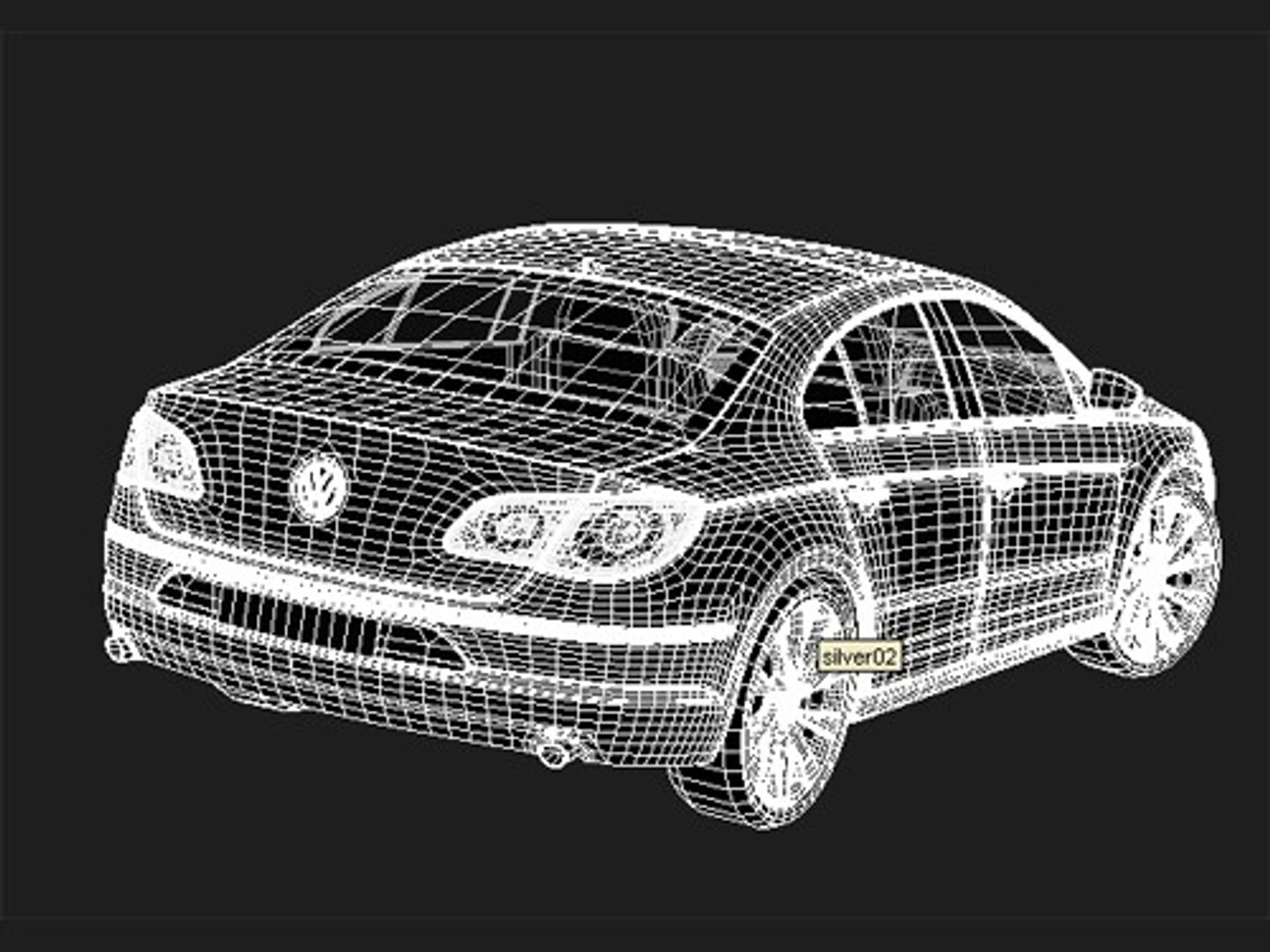 Volkswagen Passat Cc Luxury 3d Model