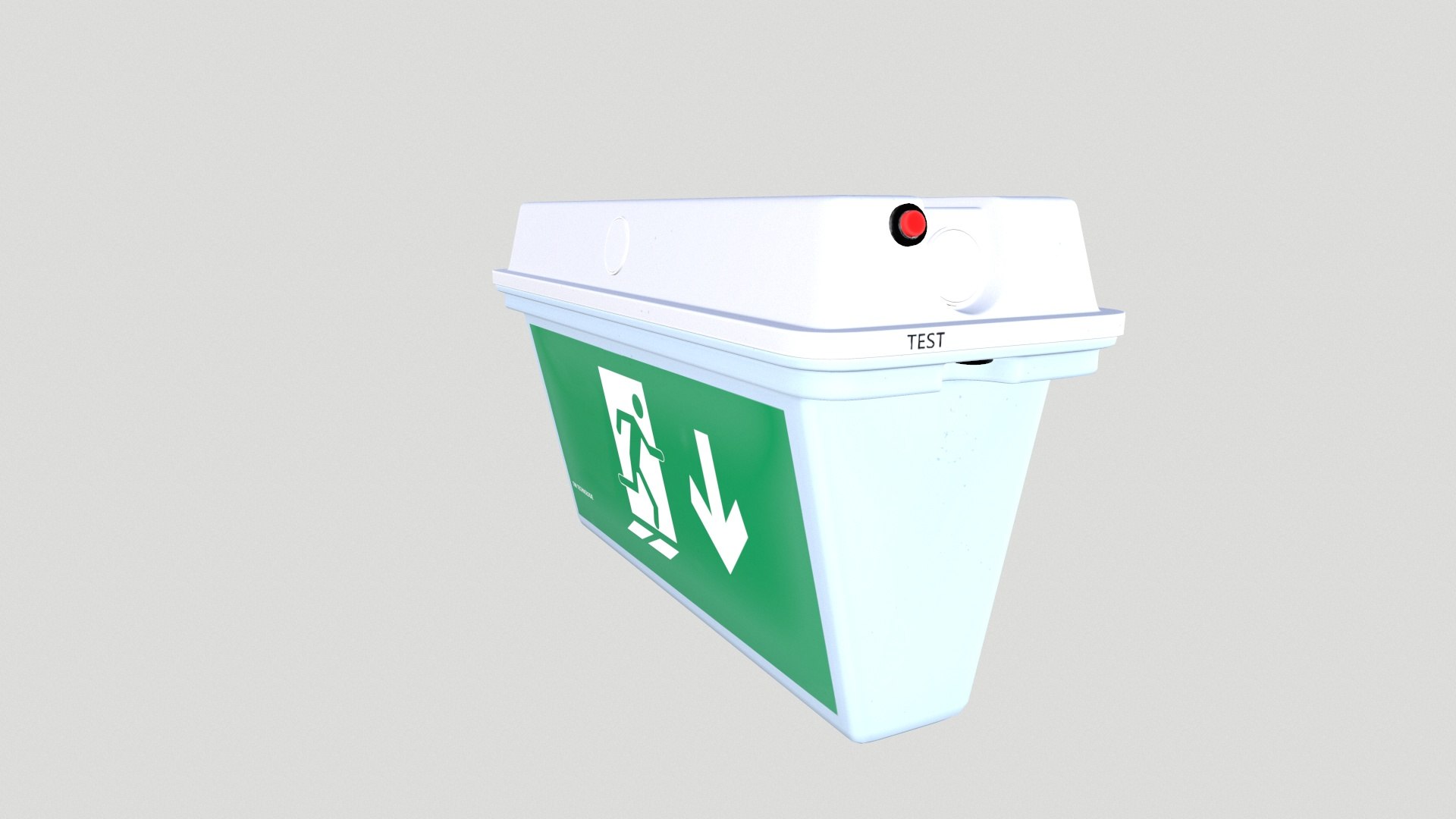 3D Model Emergency Escape Light - TurboSquid 2343659