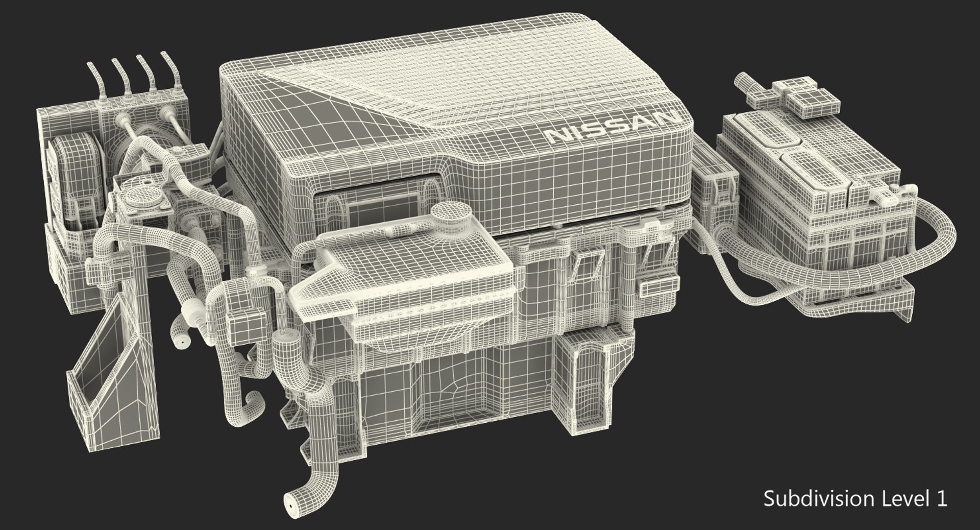 3D Nissan Leaf Engine 3 Model - TurboSquid 1428164