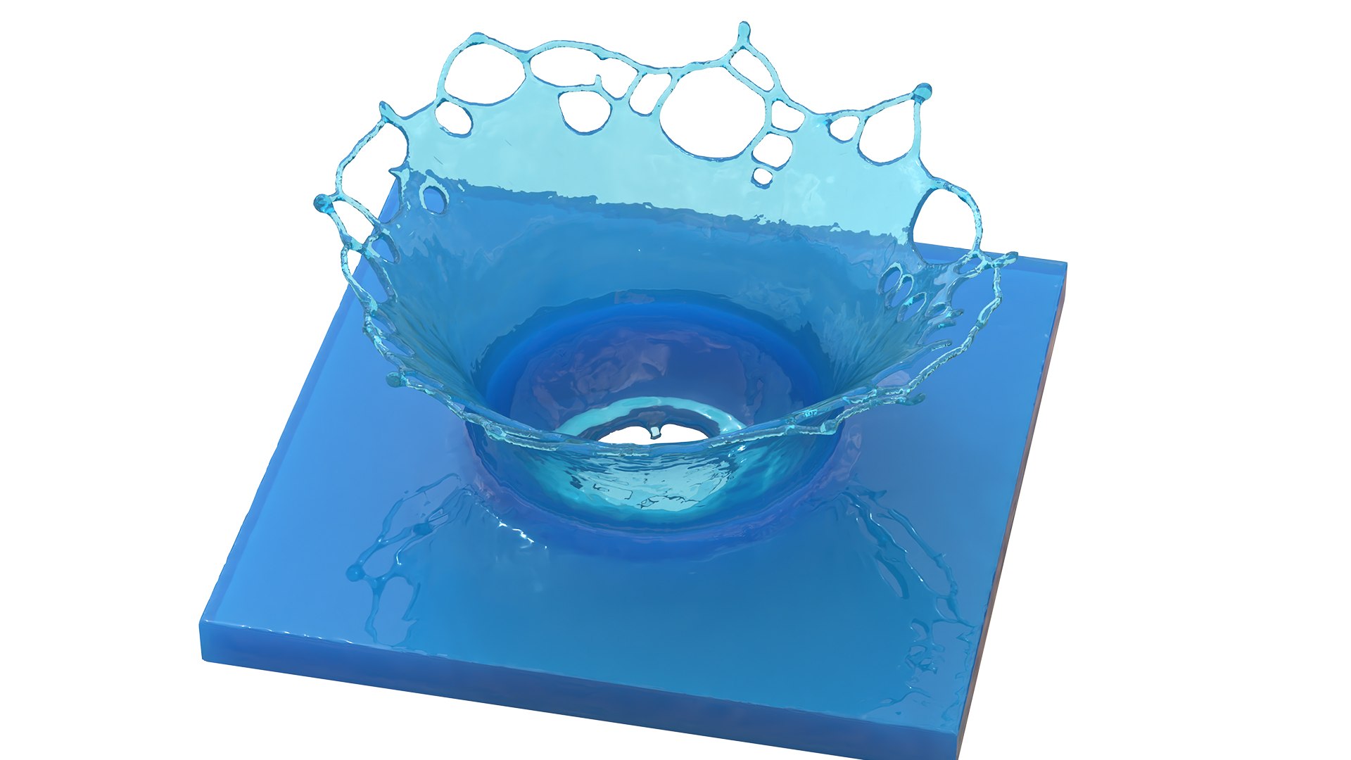 3D Model Splash Collection Pack 03 - TurboSquid 2369206