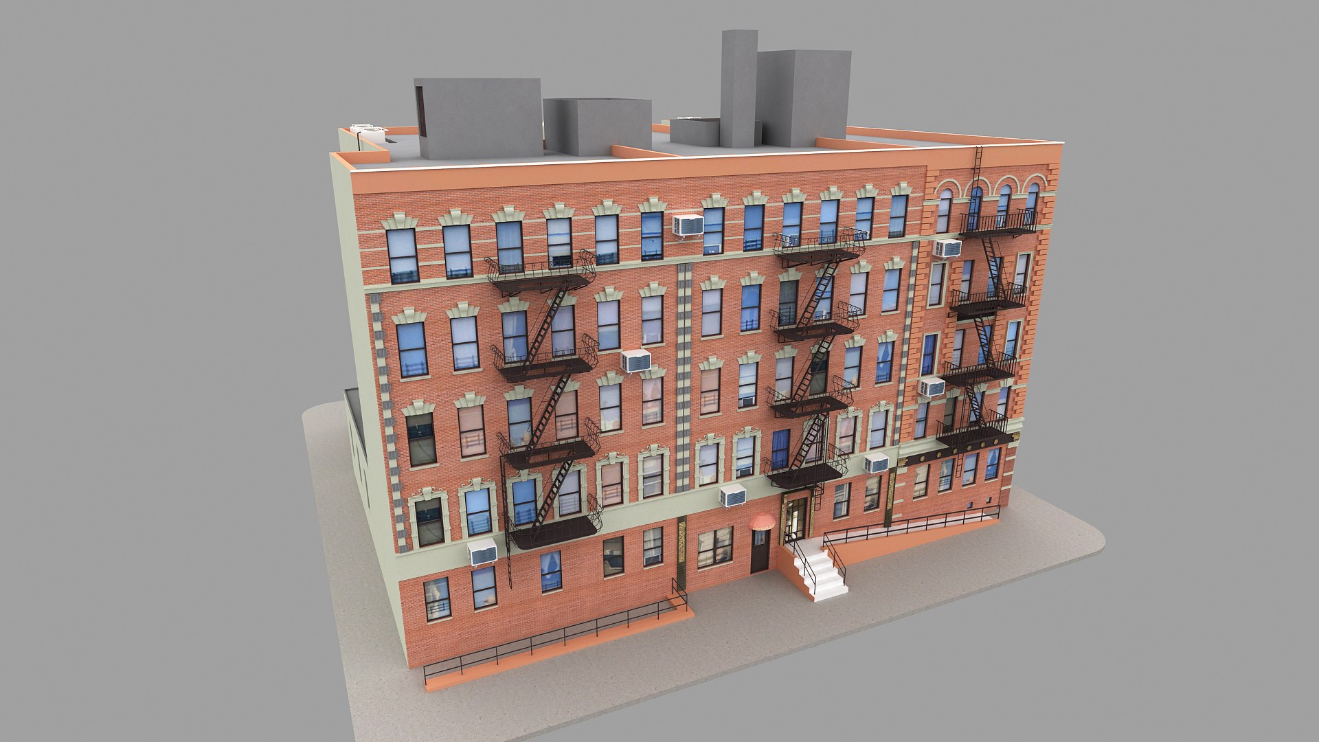 NYC New York City Building 3d Model 04 Model - TurboSquid 1900963