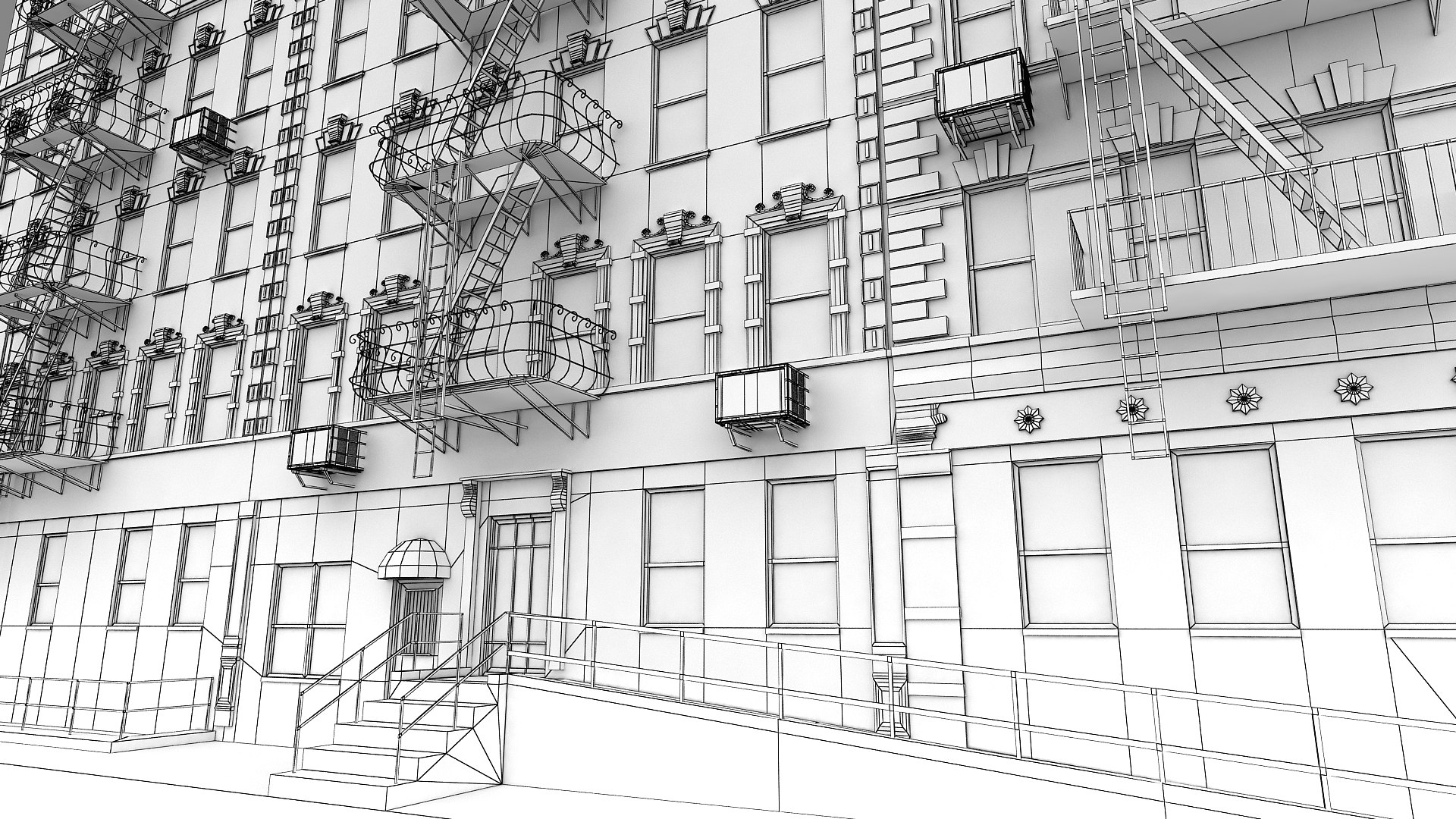 NYC New York City Building 3d model 04 model - TurboSquid 1900963