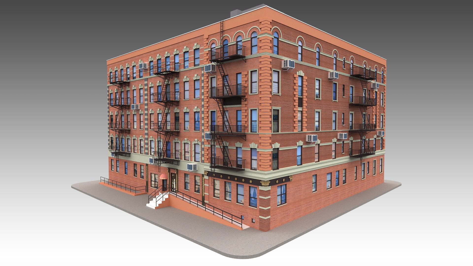 NYC New York City Building 3d Model 04 Model - TurboSquid 1900963
