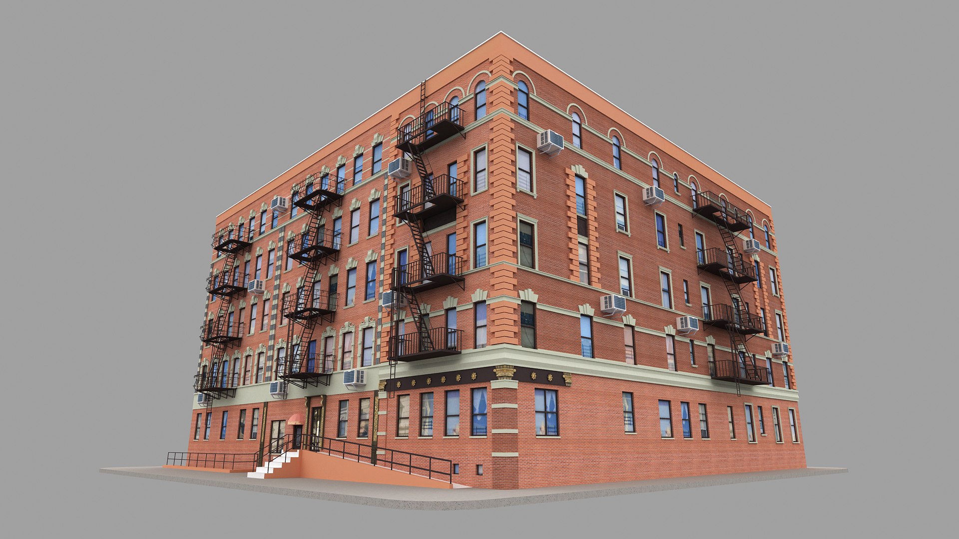 NYC New York City Building 3d Model 04 Model - TurboSquid 1900963