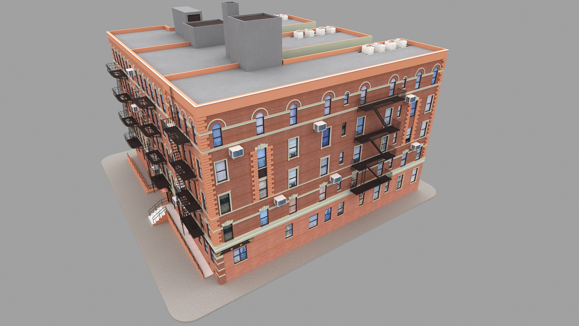 NYC New York City Building 3d Model 04 Model - TurboSquid 1900963