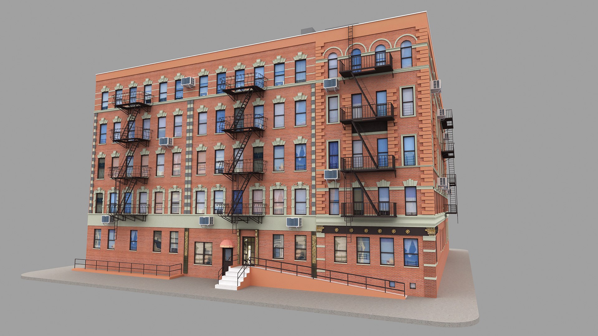 NYC New York City Building 3d Model 04 Model - TurboSquid 1900963