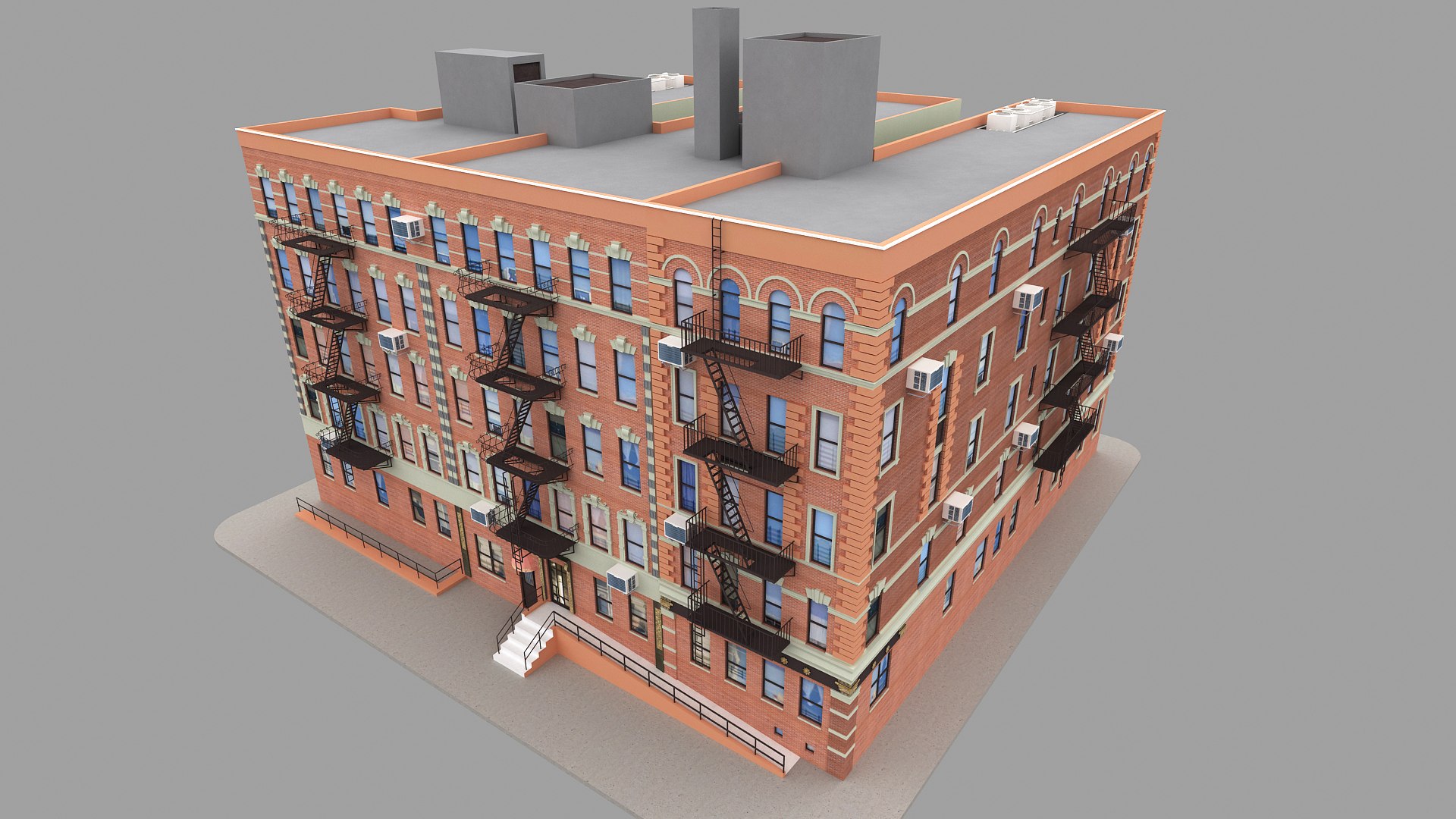 NYC New York City Building 3d Model 04 Model - TurboSquid 1900963