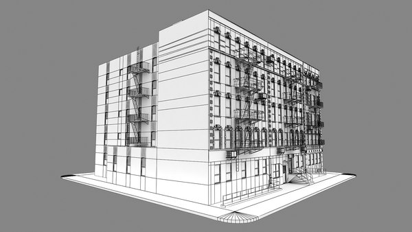 NYC New York City Building 3d model 04 model - TurboSquid 1900963