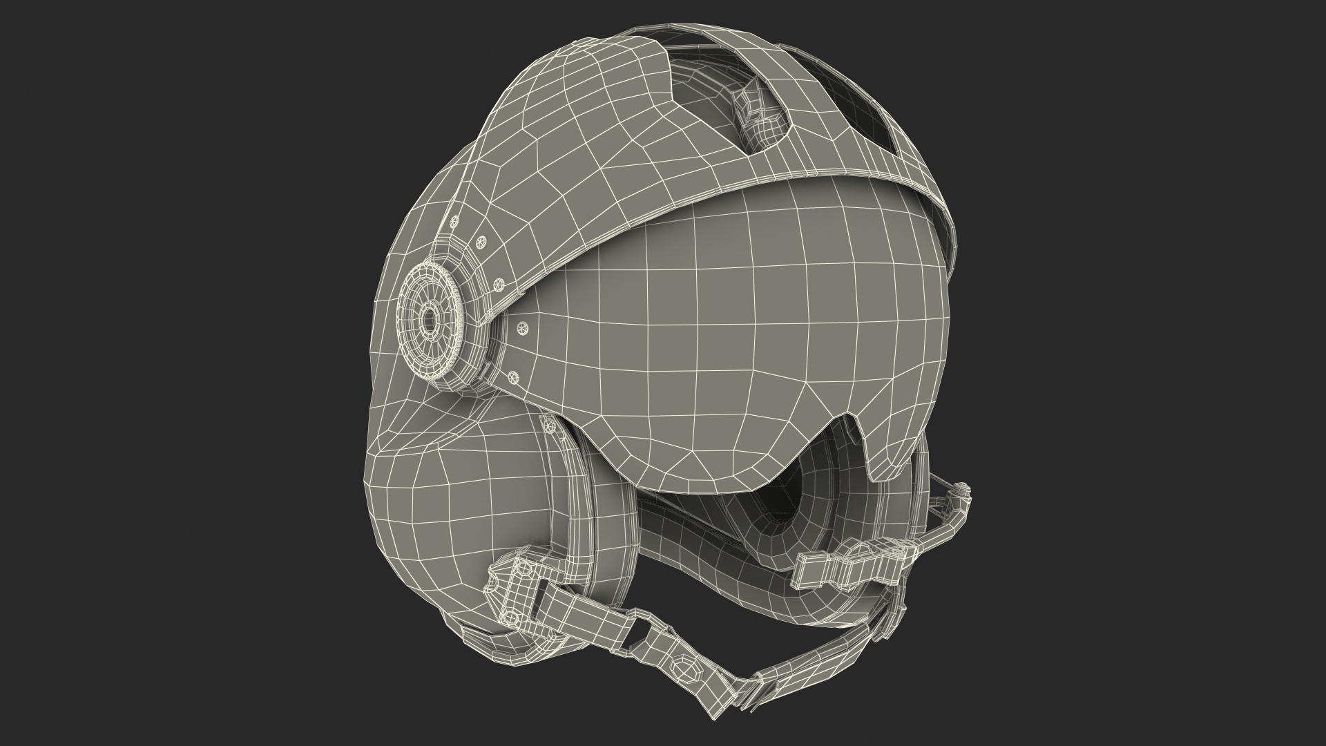 Helicopter Helmet Evolution 252 3D Model - TurboSquid 1486882
