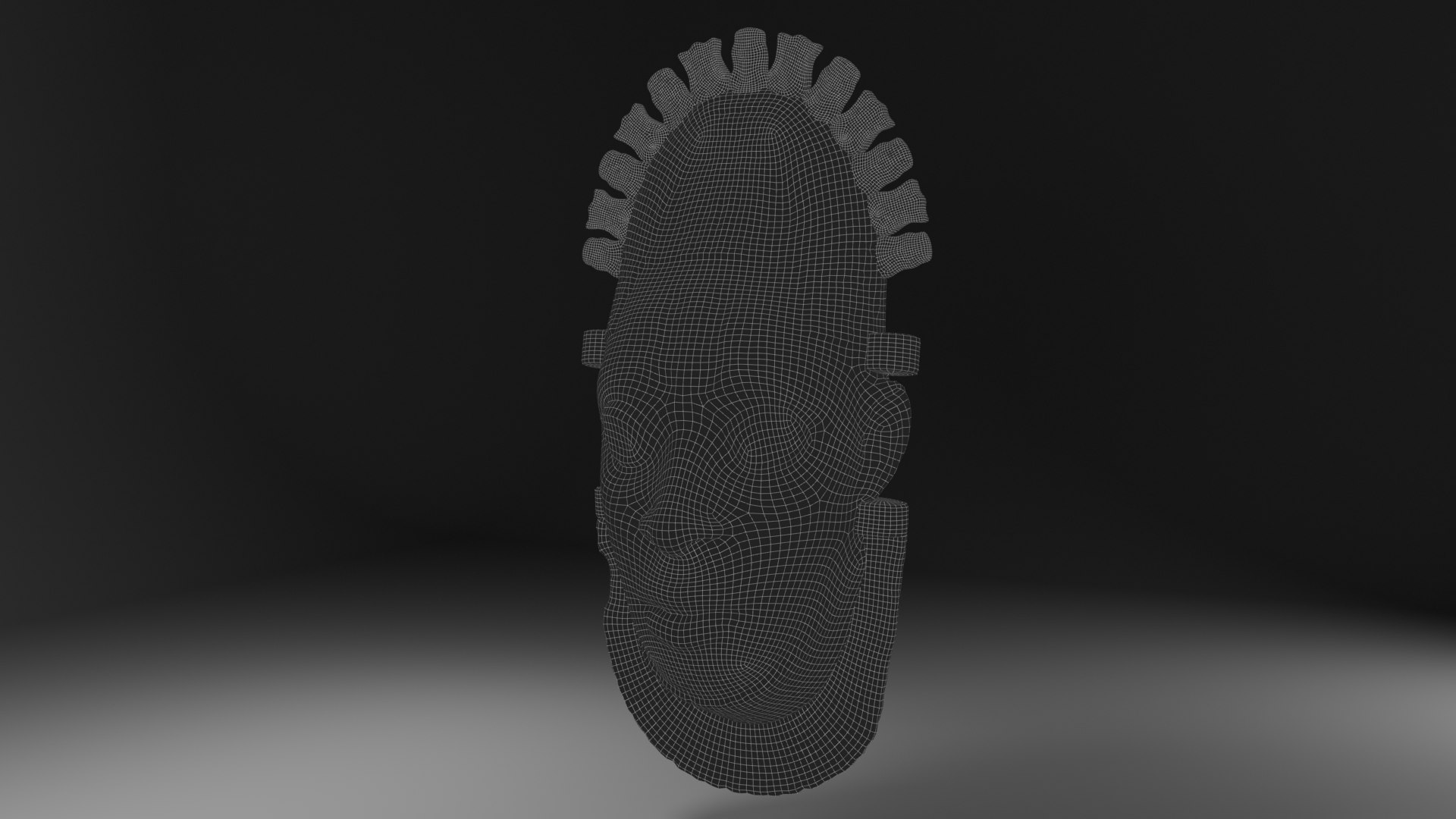 Mask Of Queen Idia Model - TurboSquid 1960622