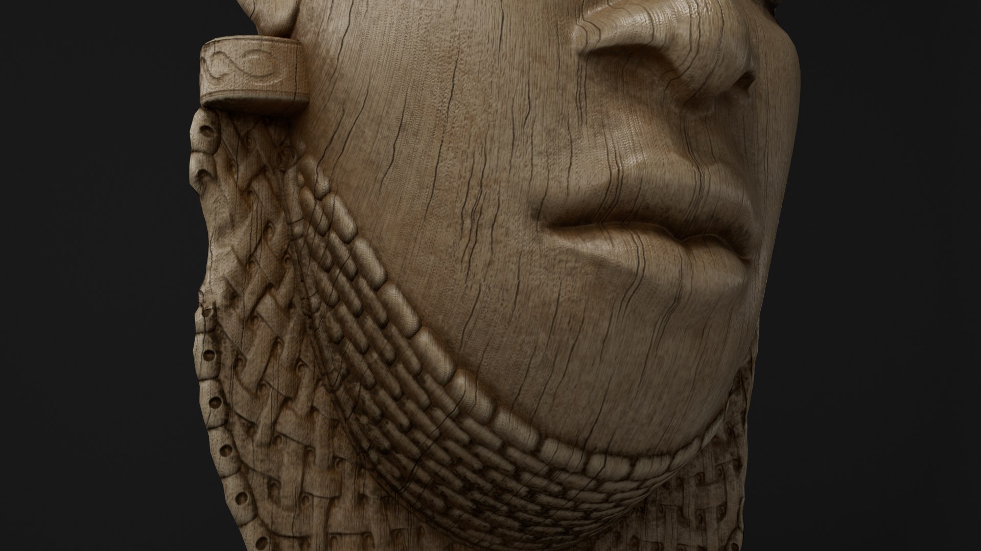Mask Of Queen Idia Model - TurboSquid 1960622