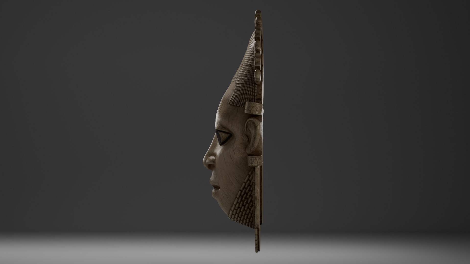 Mask Of Queen Idia Model - TurboSquid 1960622