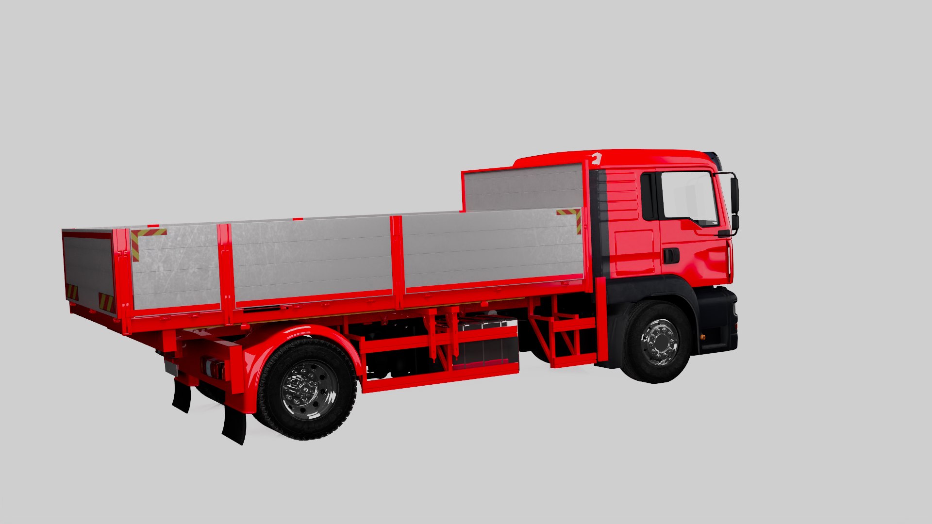 TruckFlatBed 3D Model - TurboSquid 1754846