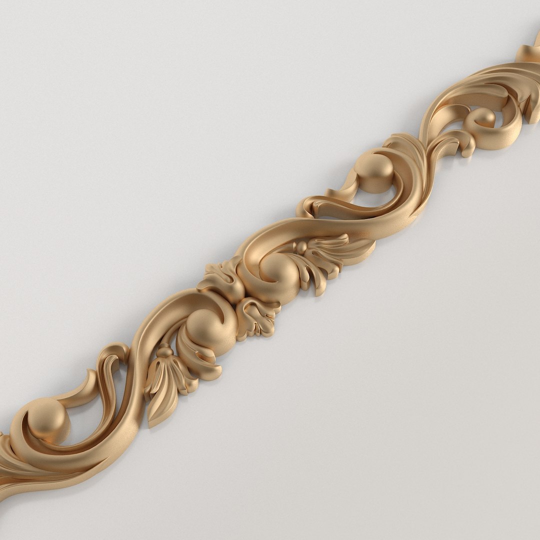 Horizontal Decor 3D - TurboSquid 1567649