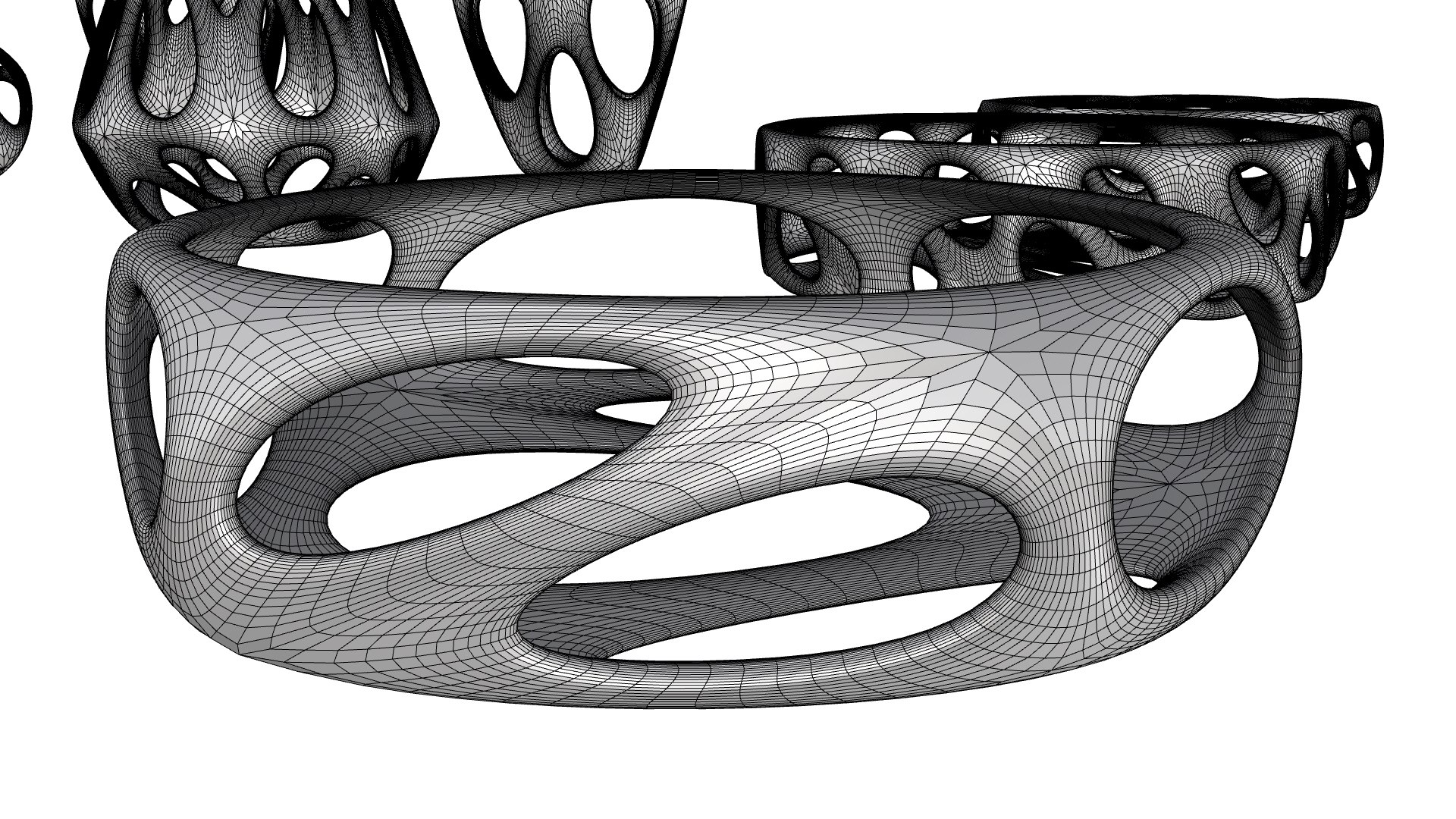 3D Organic Skeletal Vases - TurboSquid 2062138