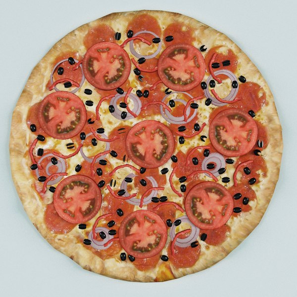pizza v4 3d model