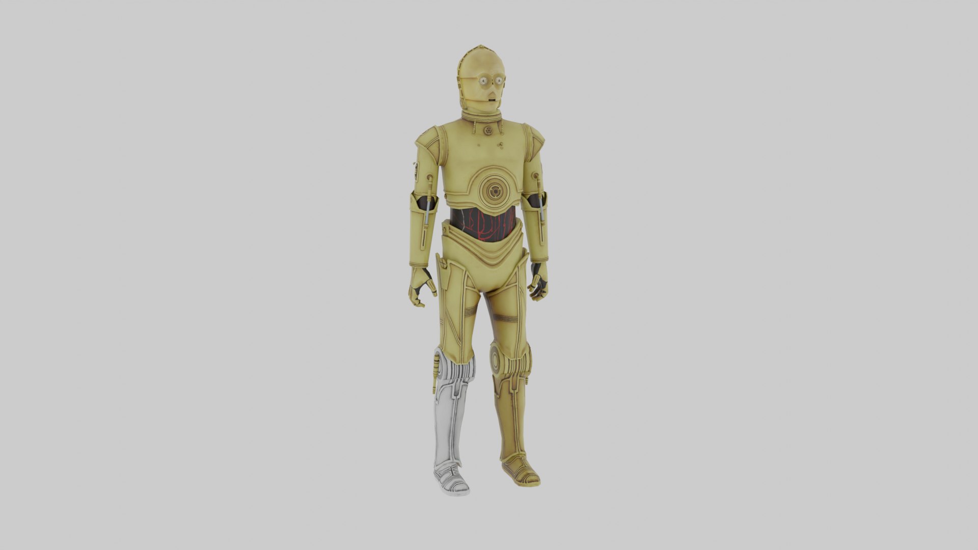 3D Star Wars C3PO Model - TurboSquid 1840343