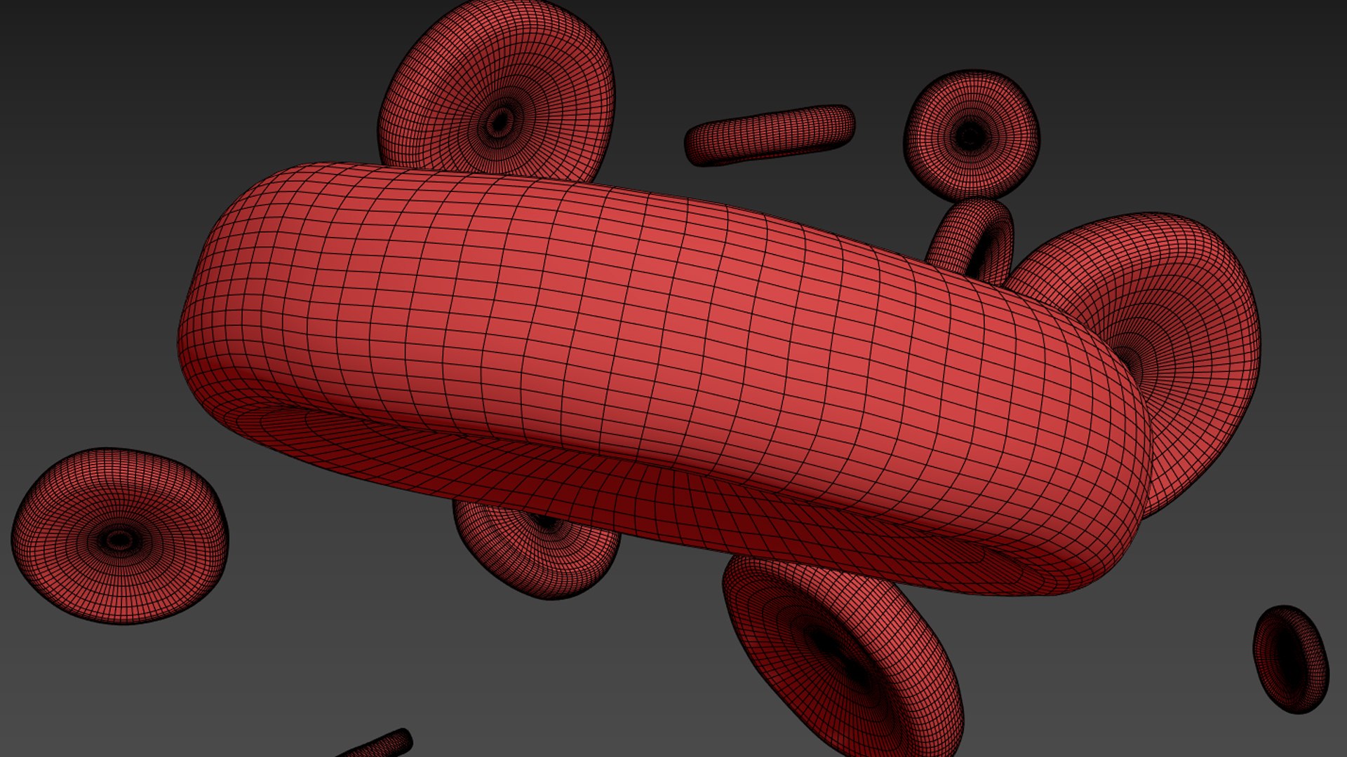 3D Red Blood Cells Animated Scene - TurboSquid 1941318