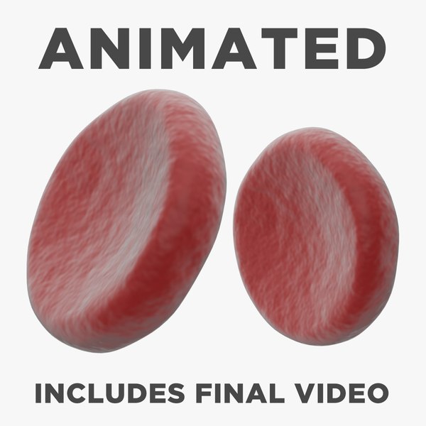 modelo 3d Red Blood Cells Animated Scene - TurboSquid 1941318