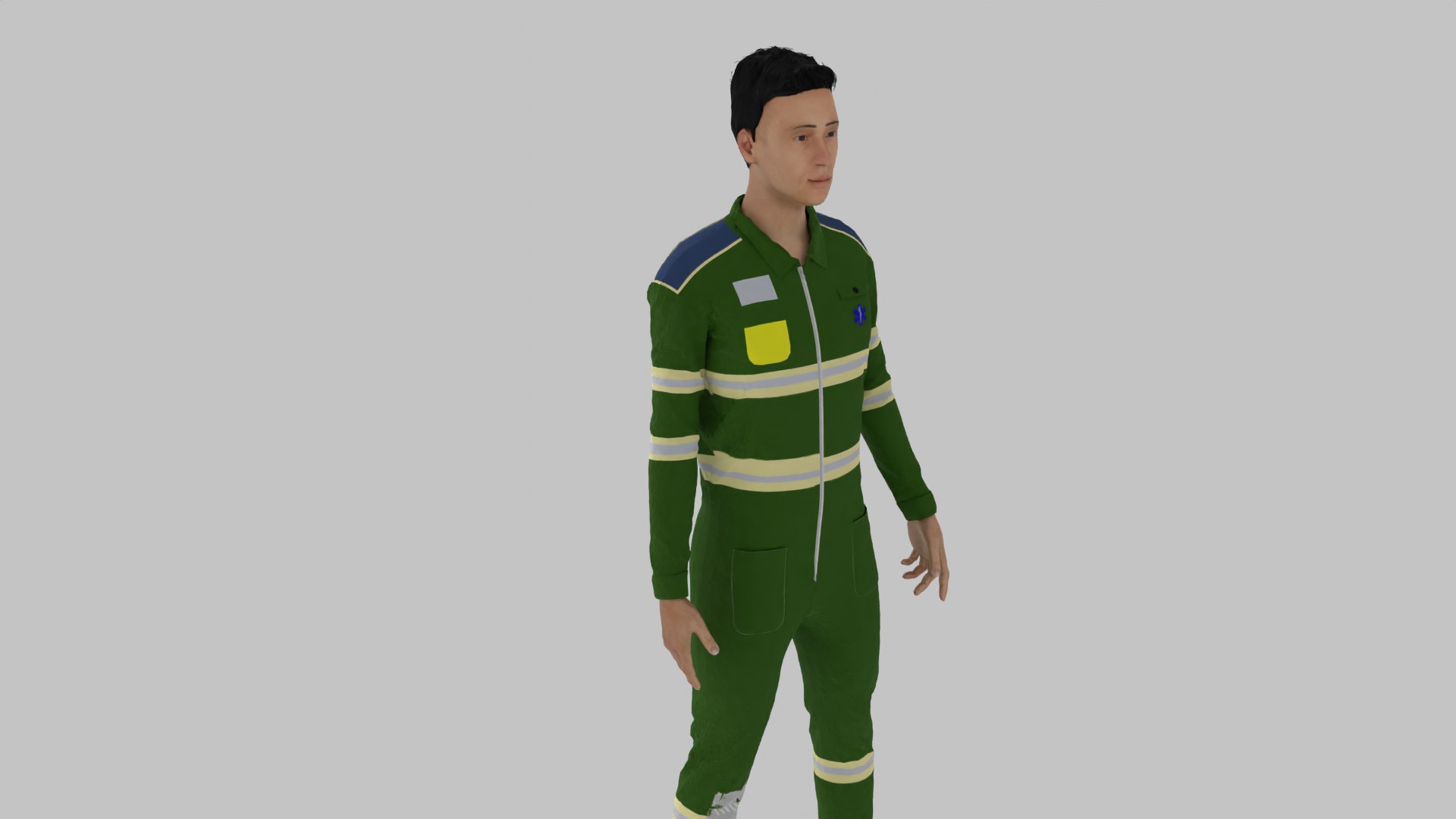 3D Paramedic Character - TurboSquid 1971550