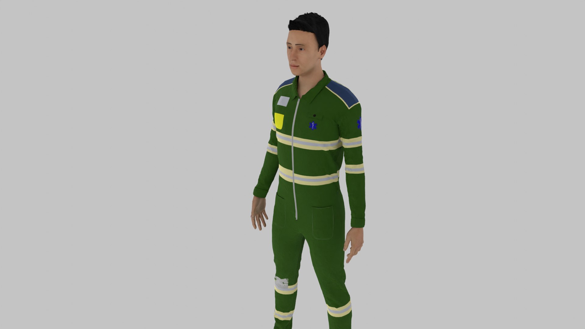 3D Paramedic Character - TurboSquid 1971550
