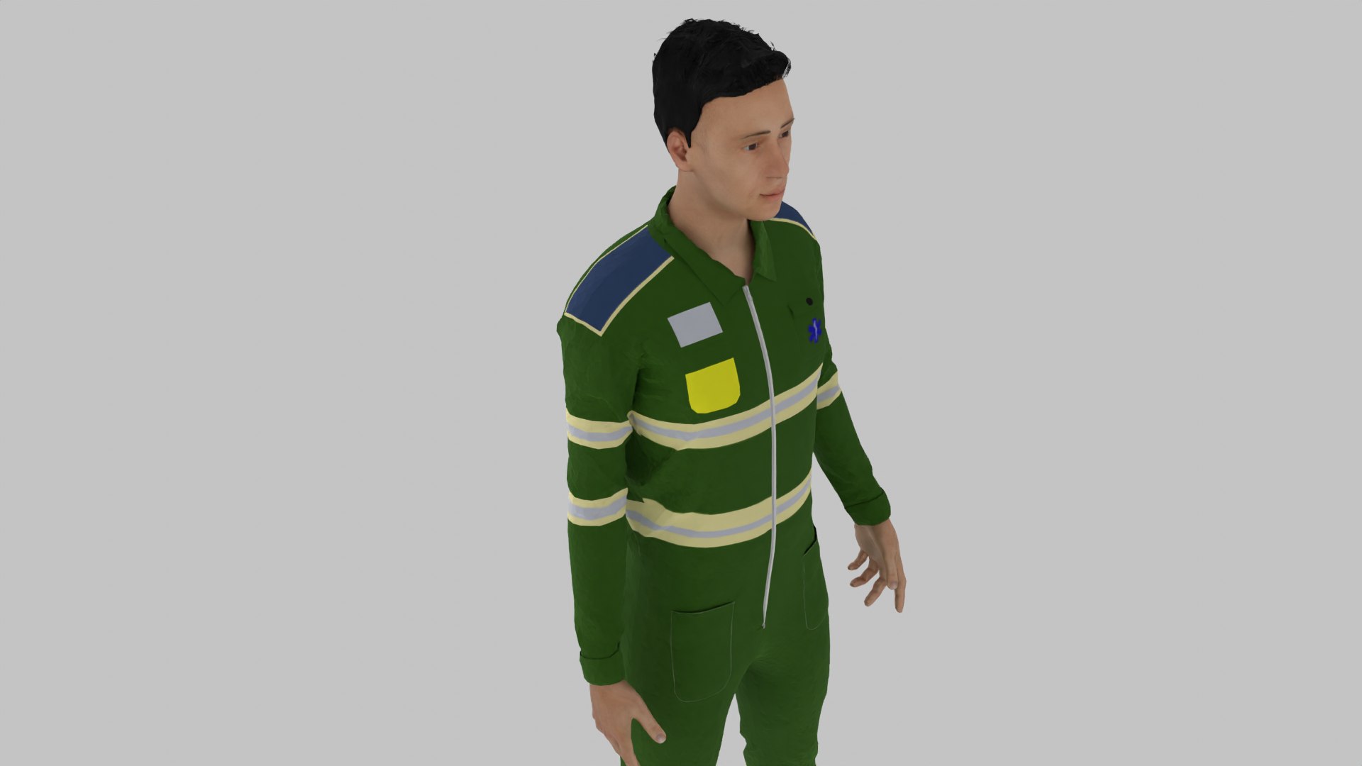 3D Paramedic Character - TurboSquid 1971550