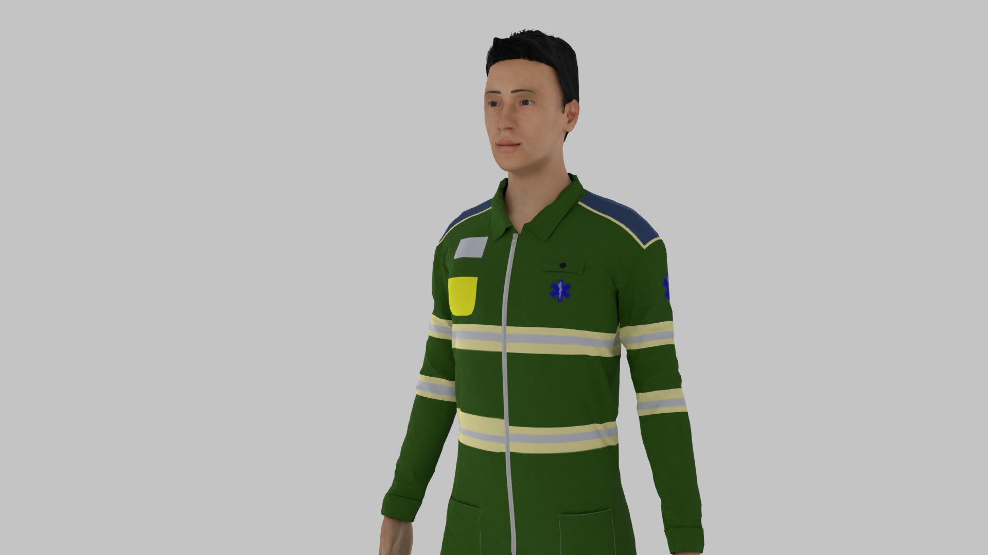 3D Paramedic Character - TurboSquid 1971550