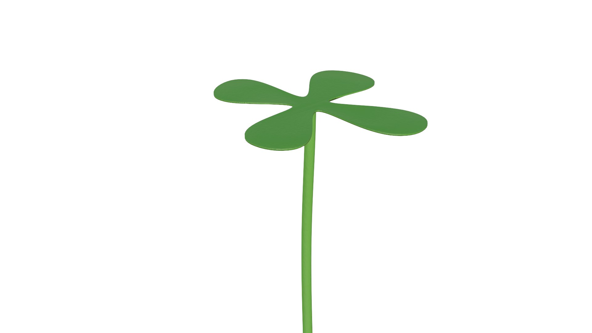 3D Four Leaf Clover Model - TurboSquid 1842385