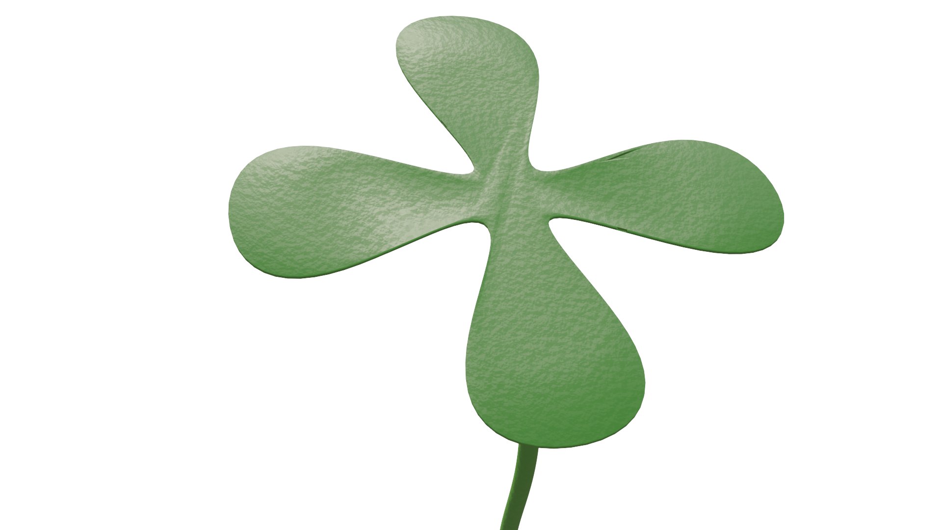 3D Four Leaf Clover Model - TurboSquid 1842385