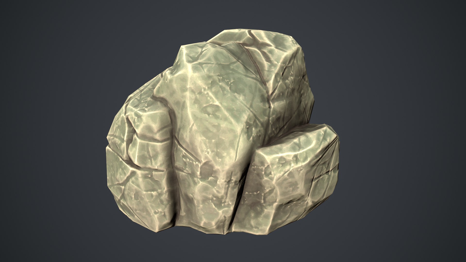 Stone Stylized 3D Model - TurboSquid 1712360