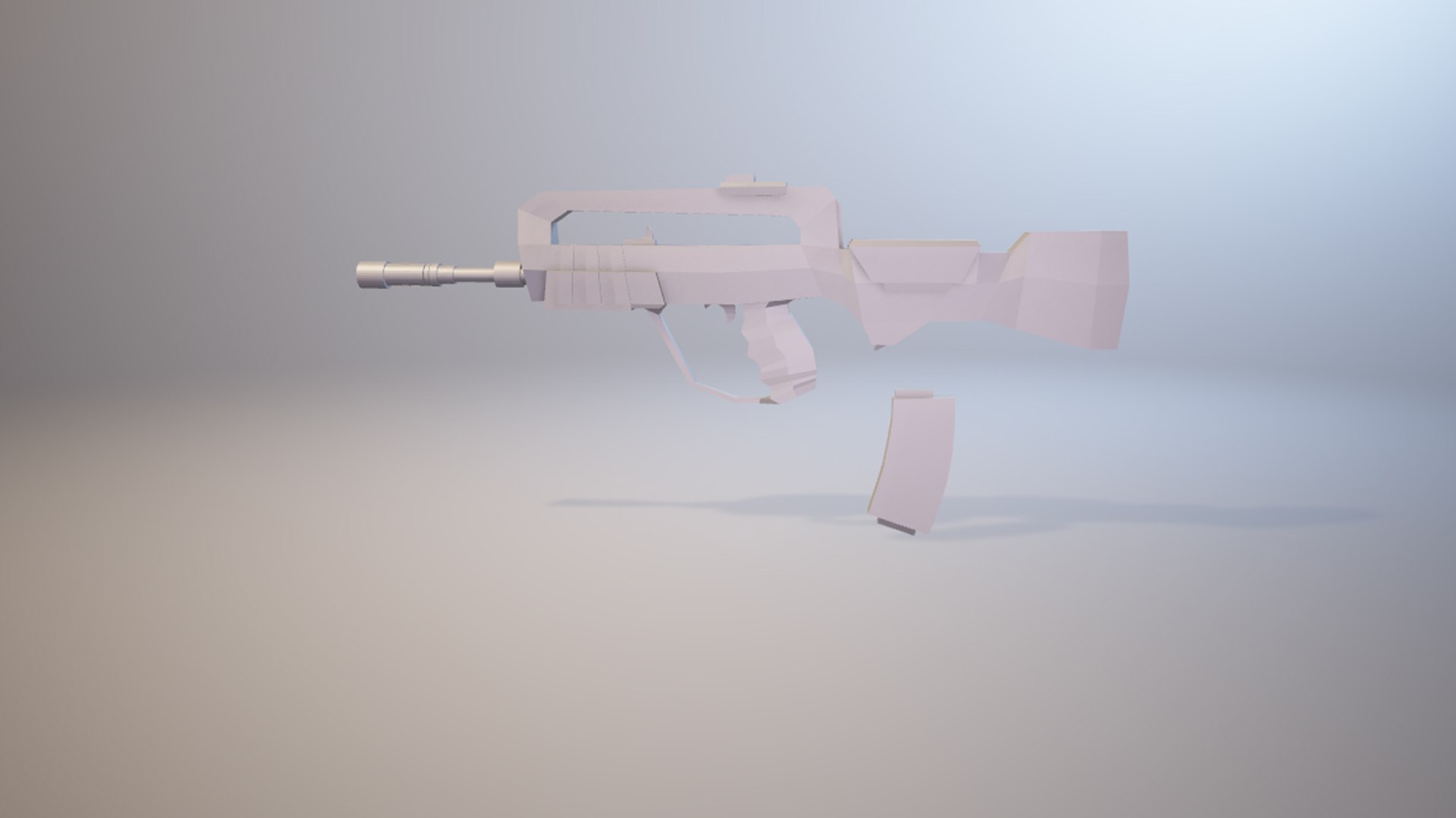 Famas g2 3D model - TurboSquid 1276868
