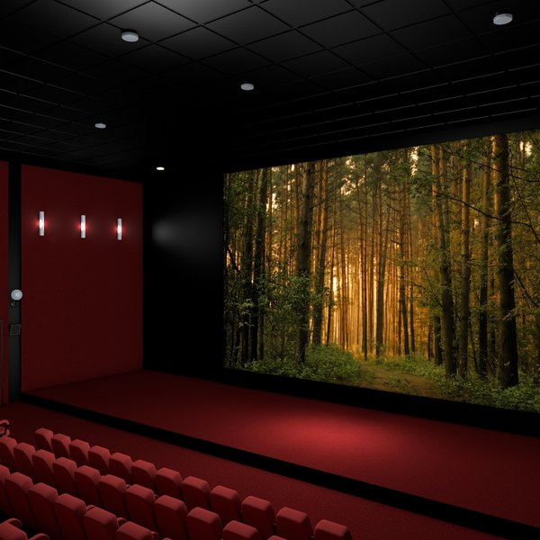 Movie Theater Interior 3D Models for Download | TurboSquid