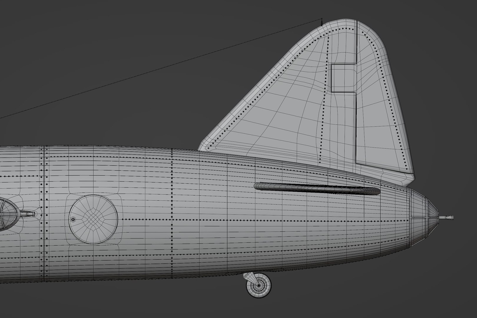3D Mitsubishi G4M Airplane model - TurboSquid 2003563