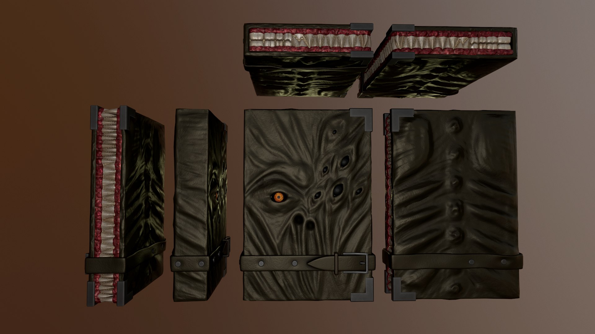 3D evil book - TurboSquid 1693390