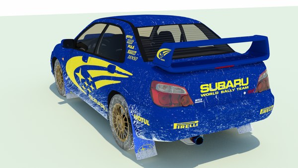 3D subaru impreza rally stylized - TurboSquid 1343654