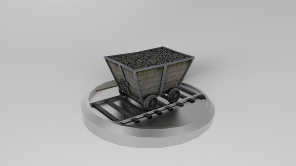Free Low Poly 3D Minecart Models | TurboSquid