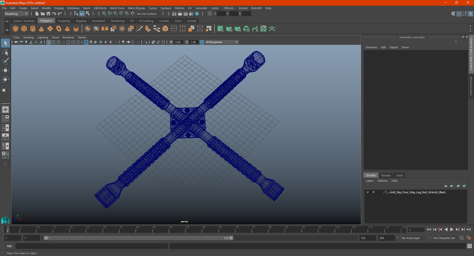 Duty anti slip lug 3D model - TurboSquid 1706837