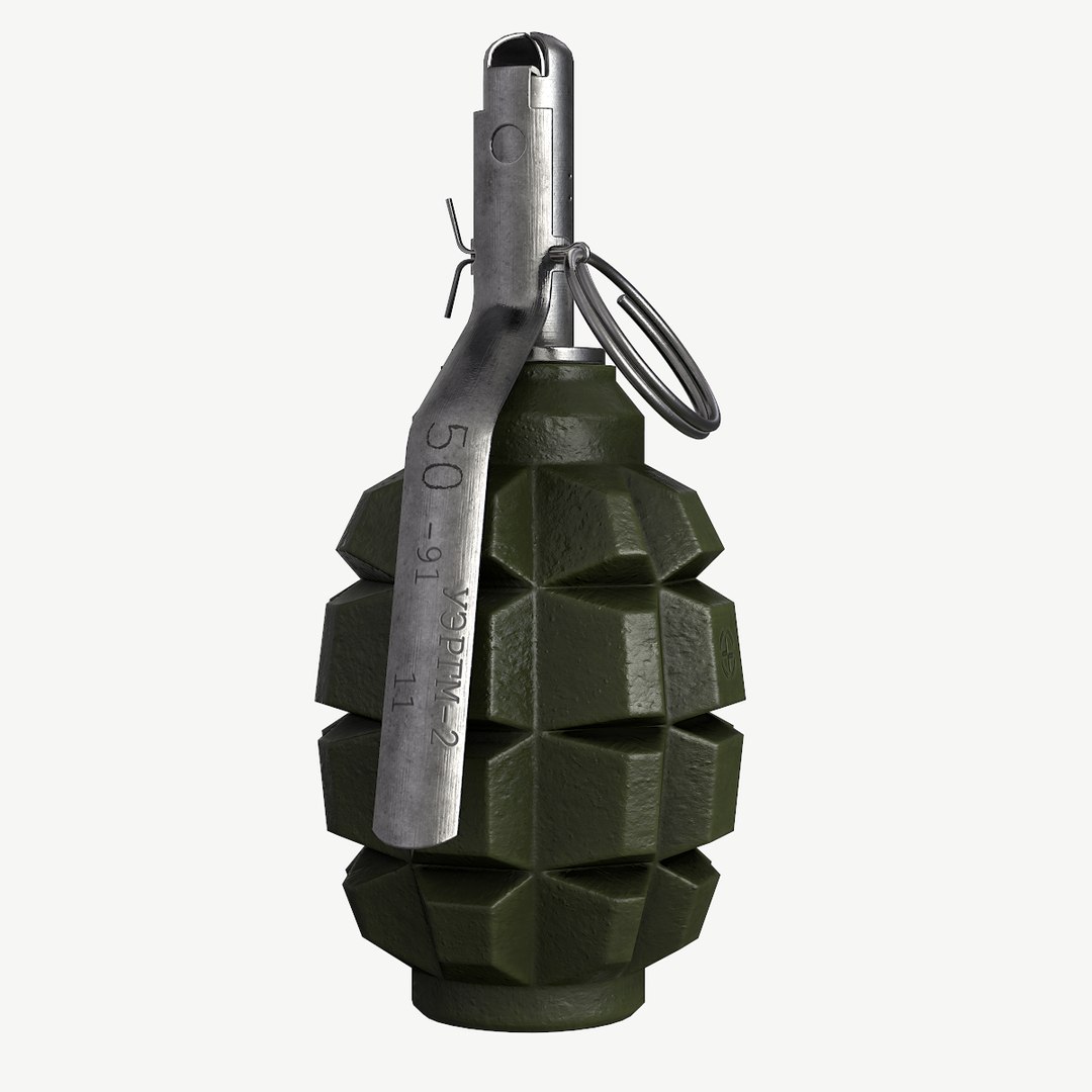 3D Grenade F1 Game Ready PBR Model - TurboSquid 1950588